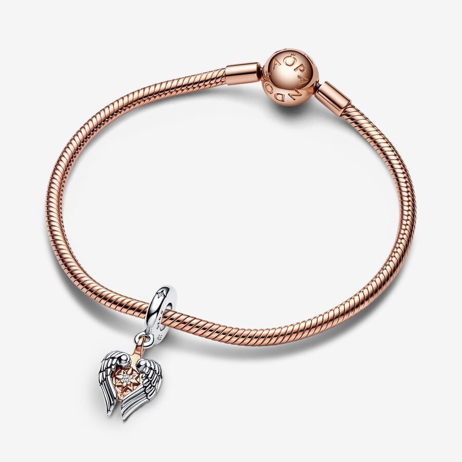JOYERIA MARTIN AUDEN. Charm Pandora colgante Brújula Celestial y Alas ...